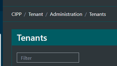 BUG: [React] [UX] Tenant - Title Header Colour · Issue #552 · KelvinTegelaar/CIPP · GitHub