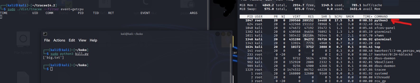 CPU usage is not getting detected by Tracee · Issue #3256 · aquasecurity/tracee · GitHub