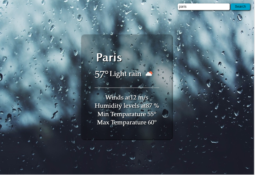 GitHub - sharmiladevisrinivasan/WeatherApplication: Weather Details ...