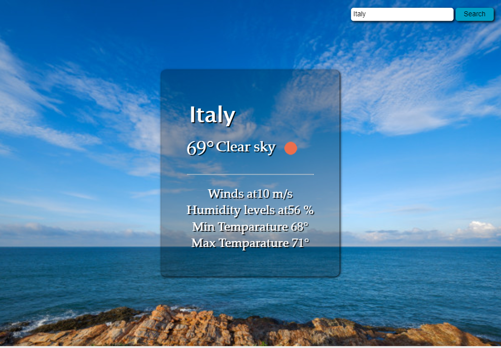 GitHub - sharmiladevisrinivasan/WeatherApplication: Weather Details based on City Name / Zip Code