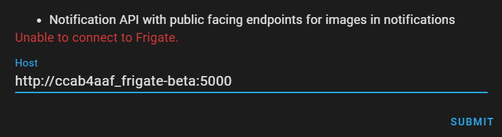 Error adding integration · Issue #557 · blakeblackshear/frigate · GitHub