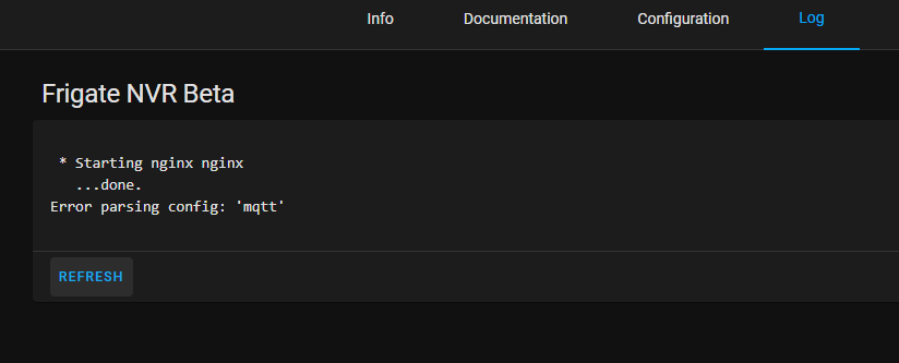Error parsing config: 'mqtt' · Issue #754 · blakeblackshear/frigate · GitHub