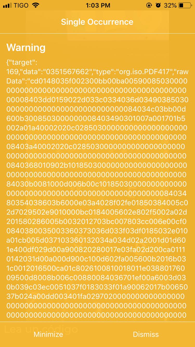Barcode PDF417 working properly only when Remote JS Debugger is ON · Issue #2343 · react-native ...