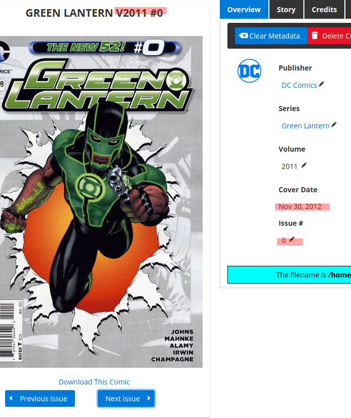 Next issue / Previous issue are not always the good issue · Issue #329 · comixed/comixed · GitHub
