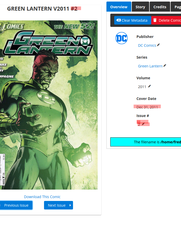 Next issue / Previous issue are not always the good issue · Issue #329 · comixed/comixed · GitHub