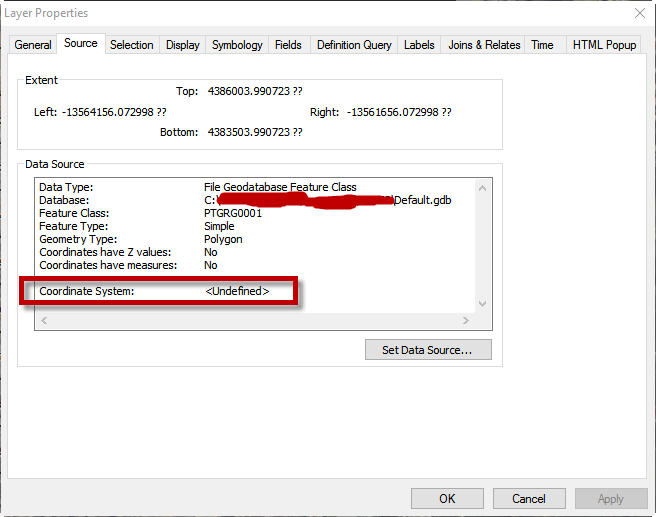 Point Target Grg Create Grg From Point Output Has Undefined Coordinate