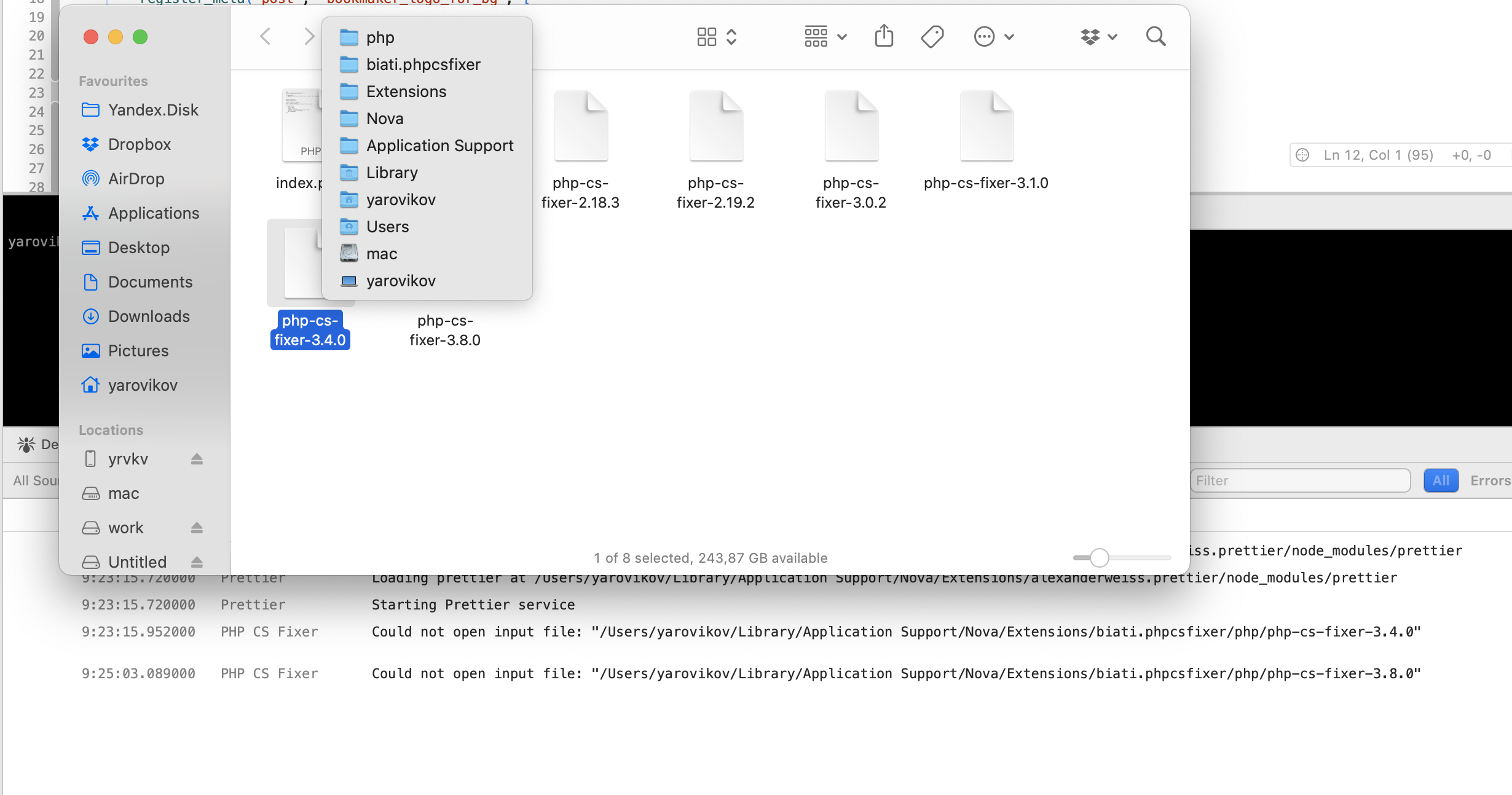 Not Work After Last Update Of The Extension Waiting On Php Cs Fixer To Finish Pre · Issue