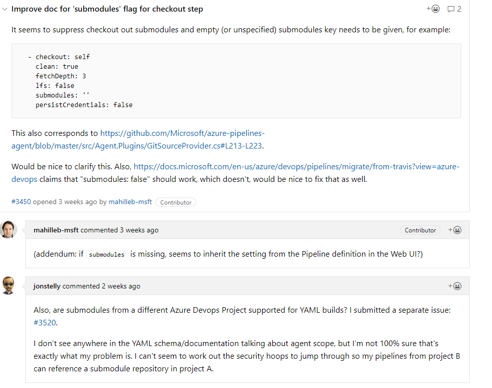 Git Submodule Checkout False Value Not Supported To Switch It Off But Empty String Is · Issue