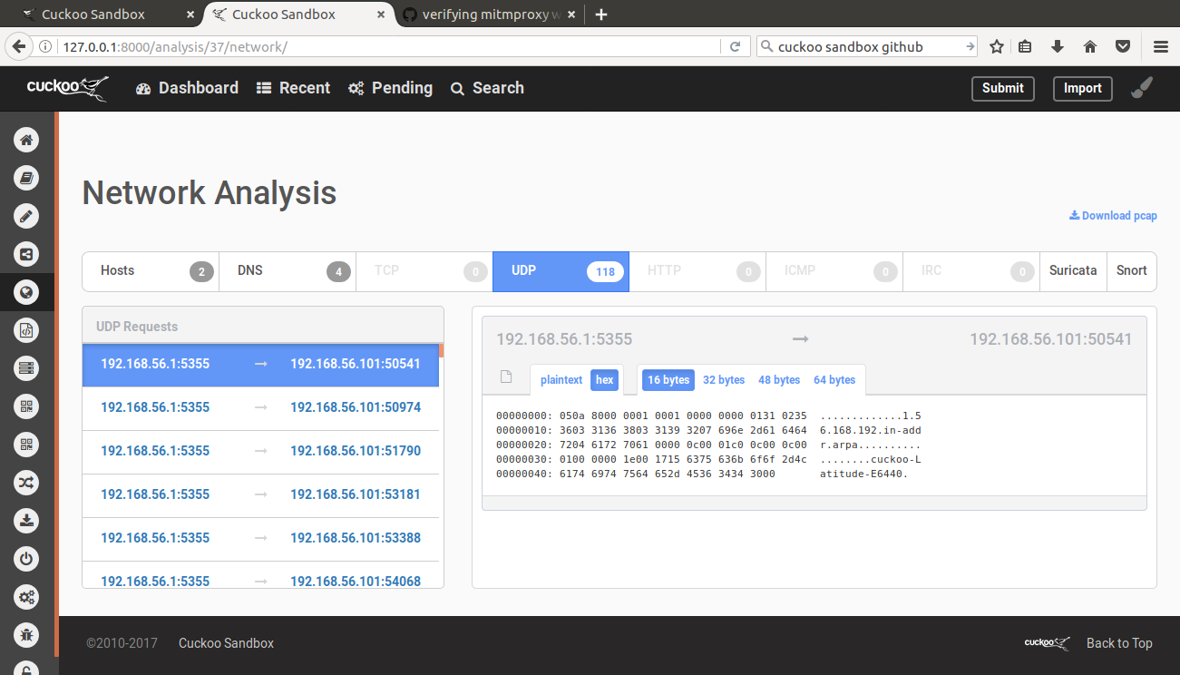 verifying mitmproxy works? · Issue #1801 · cuckoosandbox/cuckoo · GitHub