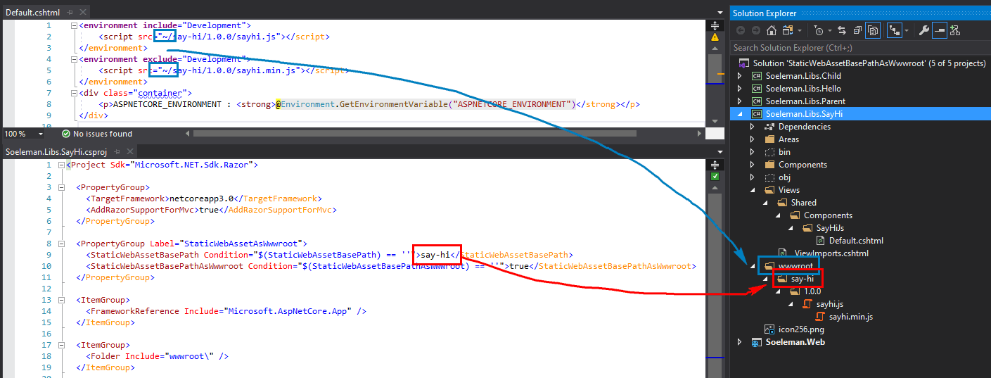Razor Class Library - StaticWebAssetBasePath as wwwroot · Issue #14568 · dotnet/aspnetcore · GitHub