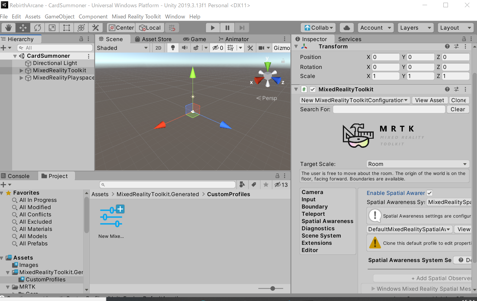 MixedRealityToolkit Inspector Click Select Tab · Issue #8026 · microsoft/MixedRealityToolkit ...