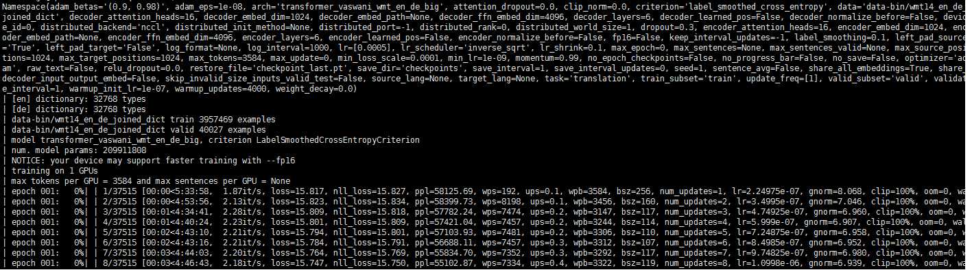 about hyperparameters with transformer model in fairseq · Issue #187 · facebookresearch/fairseq ...