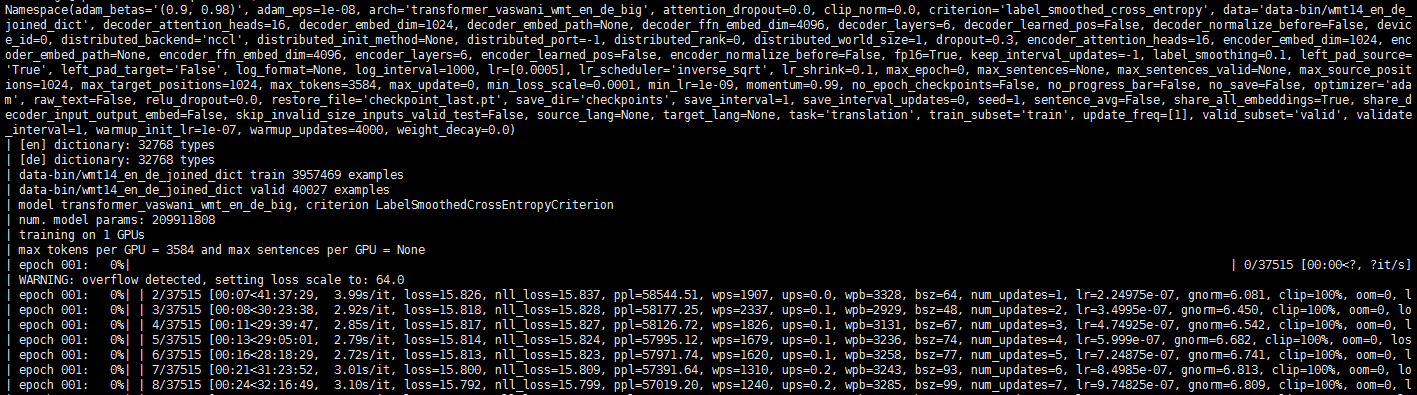 about hyperparameters with transformer model in fairseq · Issue #187 · facebookresearch/fairseq ...
