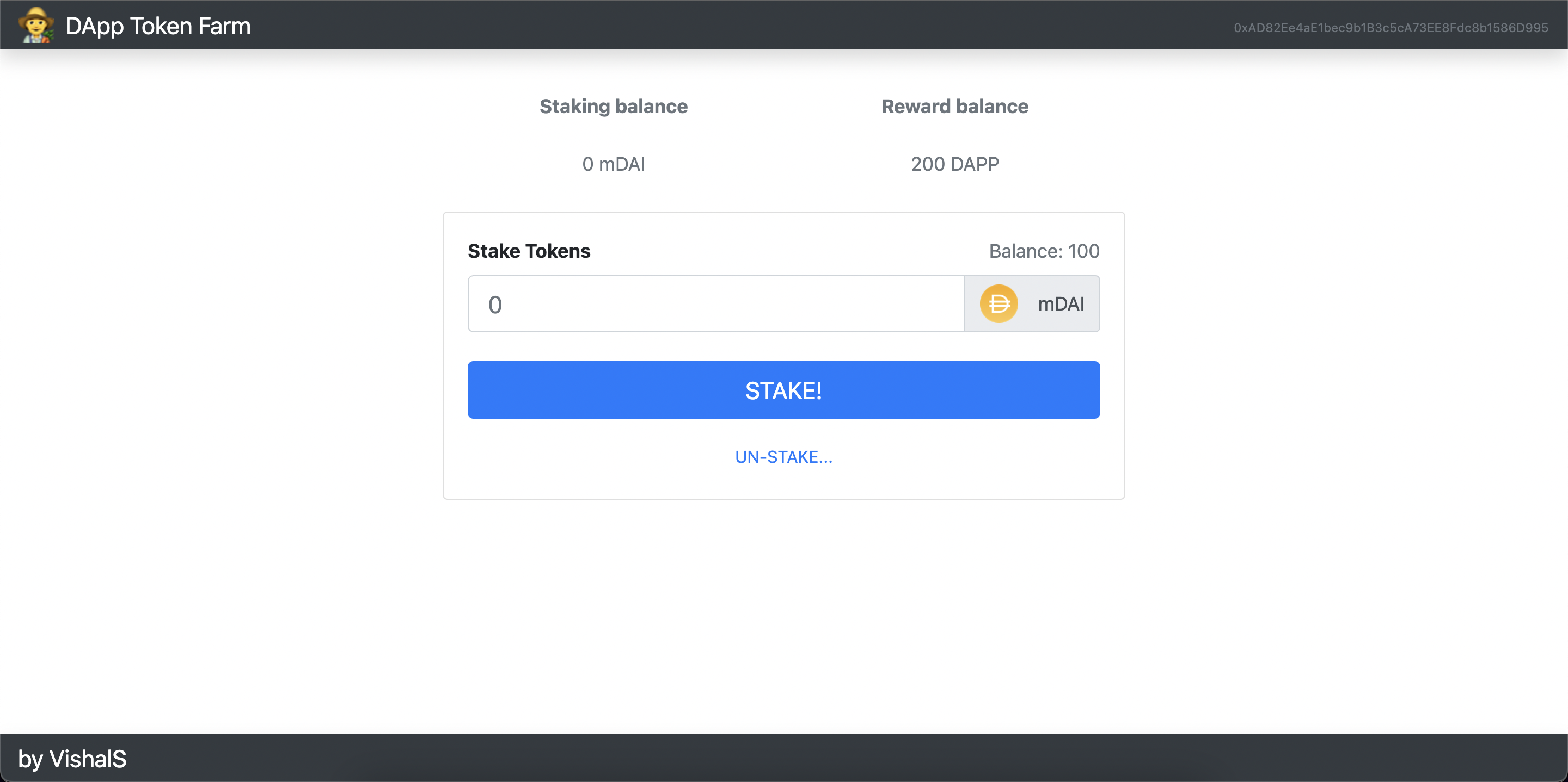 GitHub - Vishalsutariya/TokenFarm: TokenFarm: Where Investors can Stake their tokens and get ...