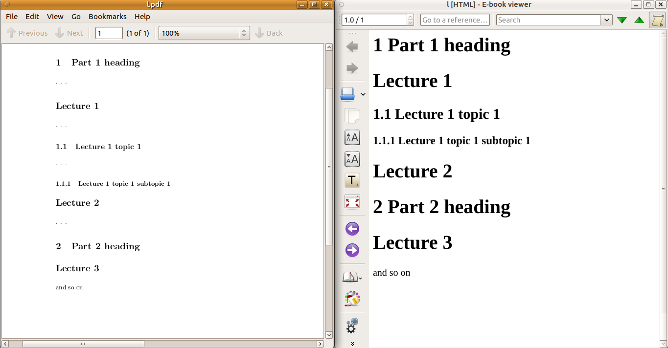 Chapter, section, subsection heading numbers are wrong on EPUB output · Issue #5699 · jgm/pandoc ...