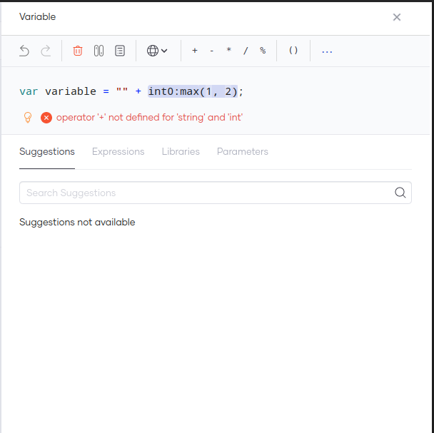 Second level suggestions are not provided for library functions in statement-editor · Issue #353 ...