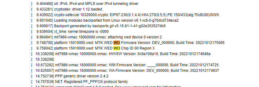 Since the WED was enabled inside the DTS, Redmi ax6000, the stock layout fell into a bootloop ...