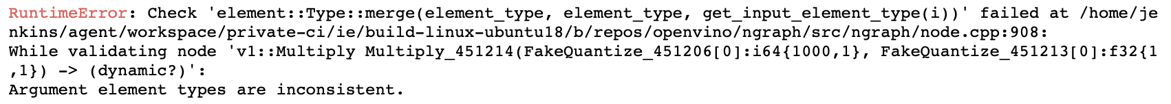 Different Data Types While Converting Via Pot · Issue 1404 · Openvinotoolkitopenvino · Github 