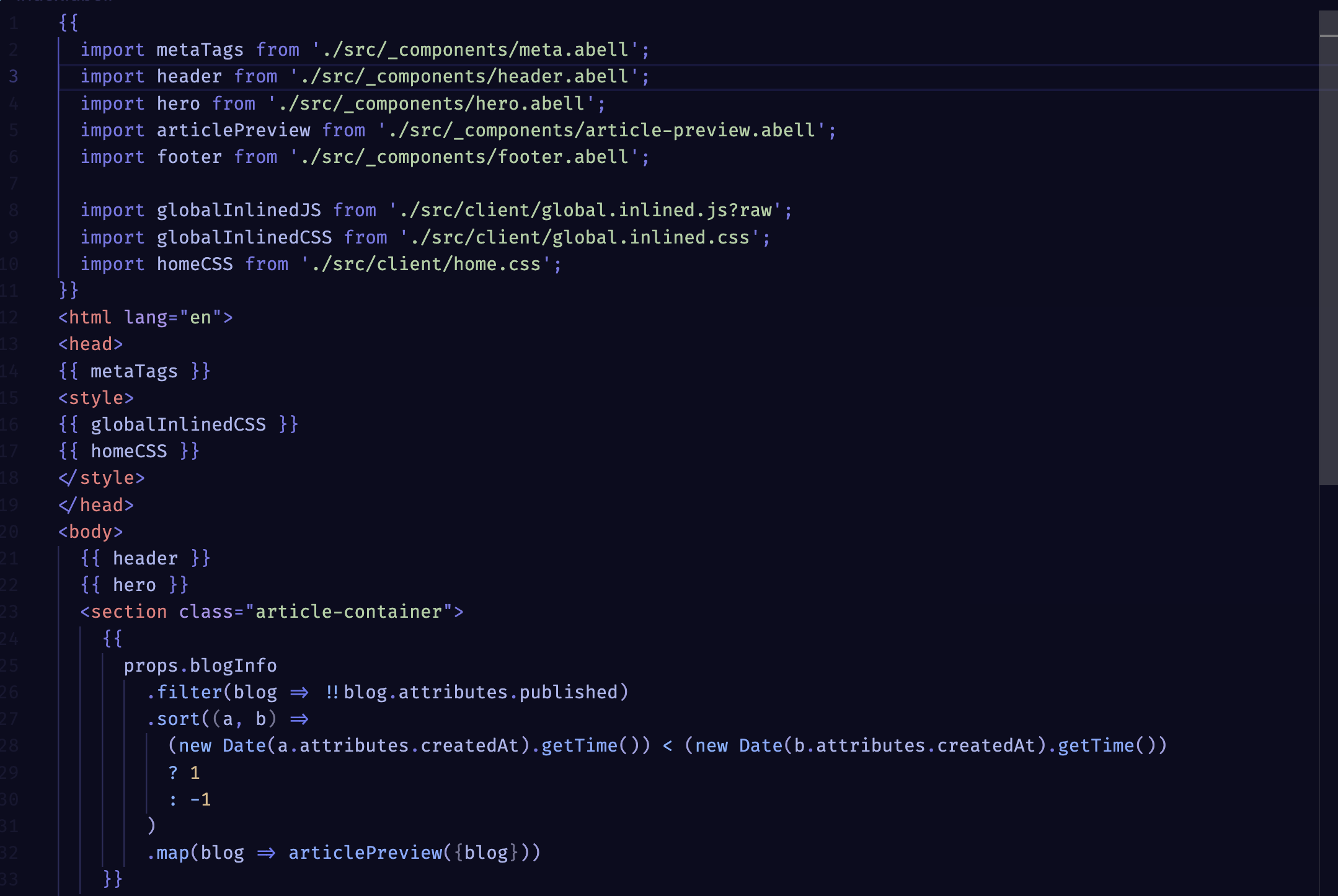 Add Syntax Highlighting for `.abell` files · Issue #1956 · stackblitz/core · GitHub