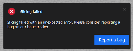 slicing failed with unexpected error · Issue #15141 · Ultimaker/Cura · GitHub