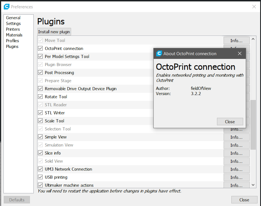 [3.2.1] Cura not sending to Octoprint · Issue #3389 · Ultimaker/Cura · GitHub
