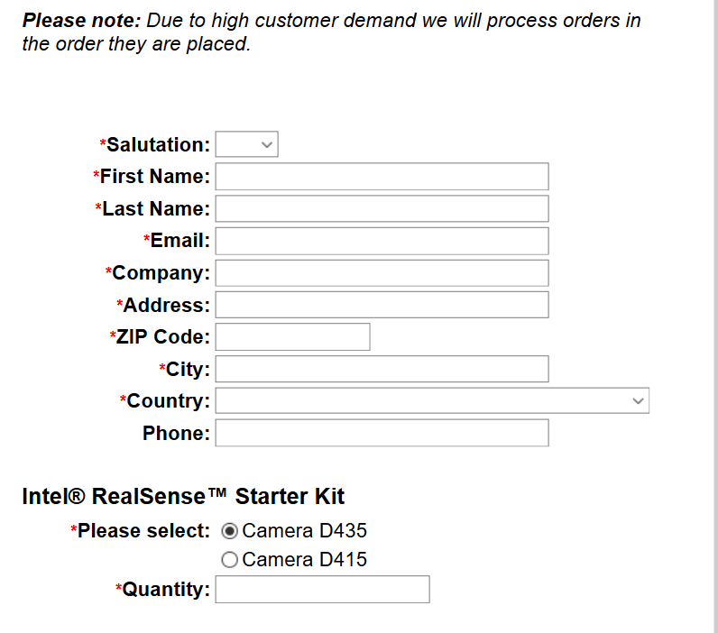 Announcement: RealSense D435i camera available for pre-order · Issue ...