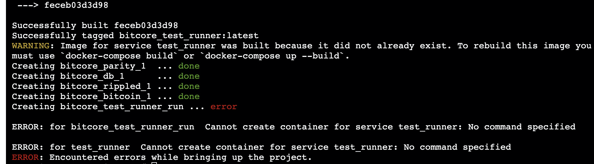 I use the ci.sh script and give me an error after execution · Issue #2991 · bitpay/bitcore · GitHub
