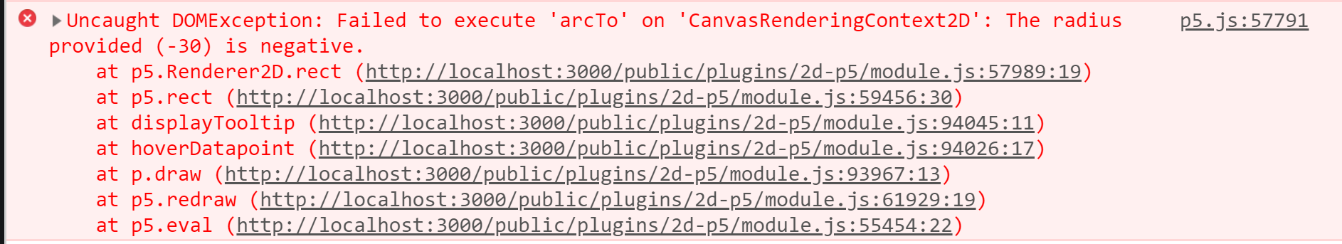 Negative rect radius error · Issue #3929 · processing/p5.js · GitHub