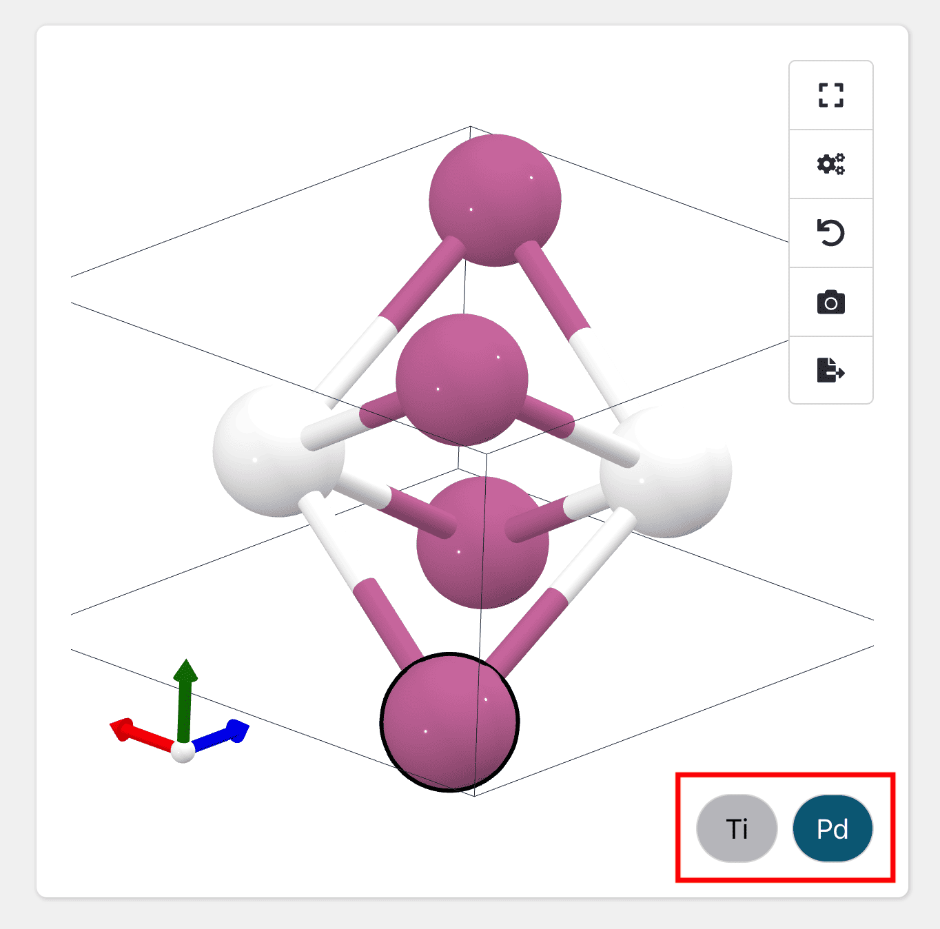 Structure viewer legend doesn't update when changing the color scheme. · Issue #355 ...
