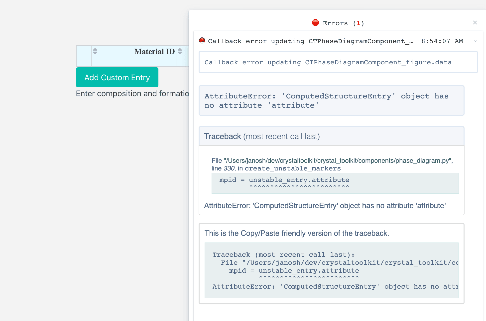 Most examples apps broken · Issue #361 · materialsproject/crystaltoolkit · GitHub