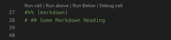 Data Science Code Lense Shouldnt Show Debug Cell For Markdown Cells · Issue 3265 · Microsoft