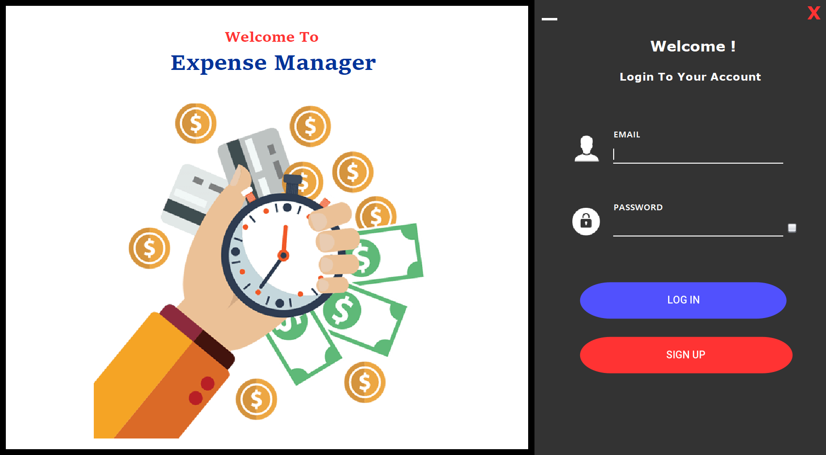 GitHub - shaunak14k/Expense-Manager: A desktop software that will ...