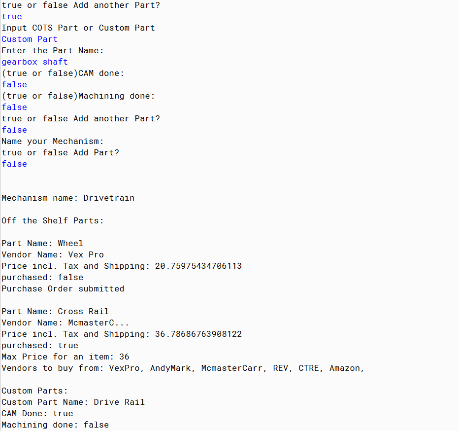 GitHub - Mondkurry/APCSFinalProject-Simple-Parts-Tracker: Parts Tracker for CAD assemblies ...