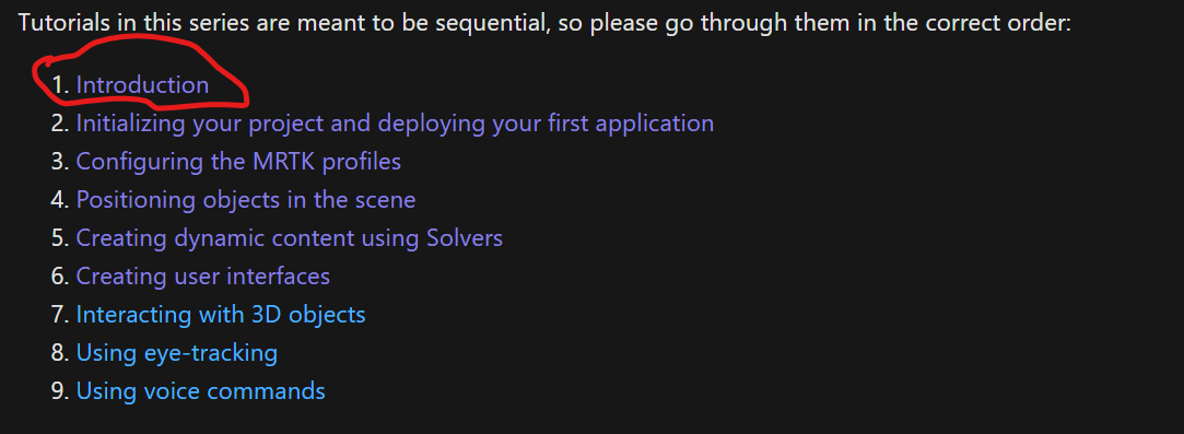 Hololens 2 Getting Started Introduction page has a link to itself · Issue #56 · MicrosoftDocs ...