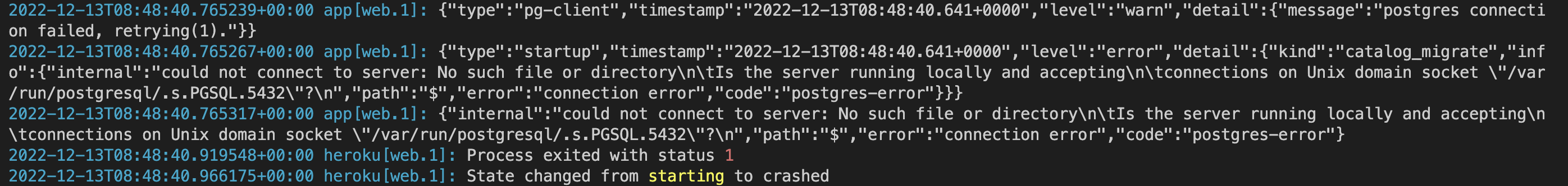 Hasura On Heroku Crashes After Heroku Removes Unused Database · Issue 9294 · Hasura Graphql