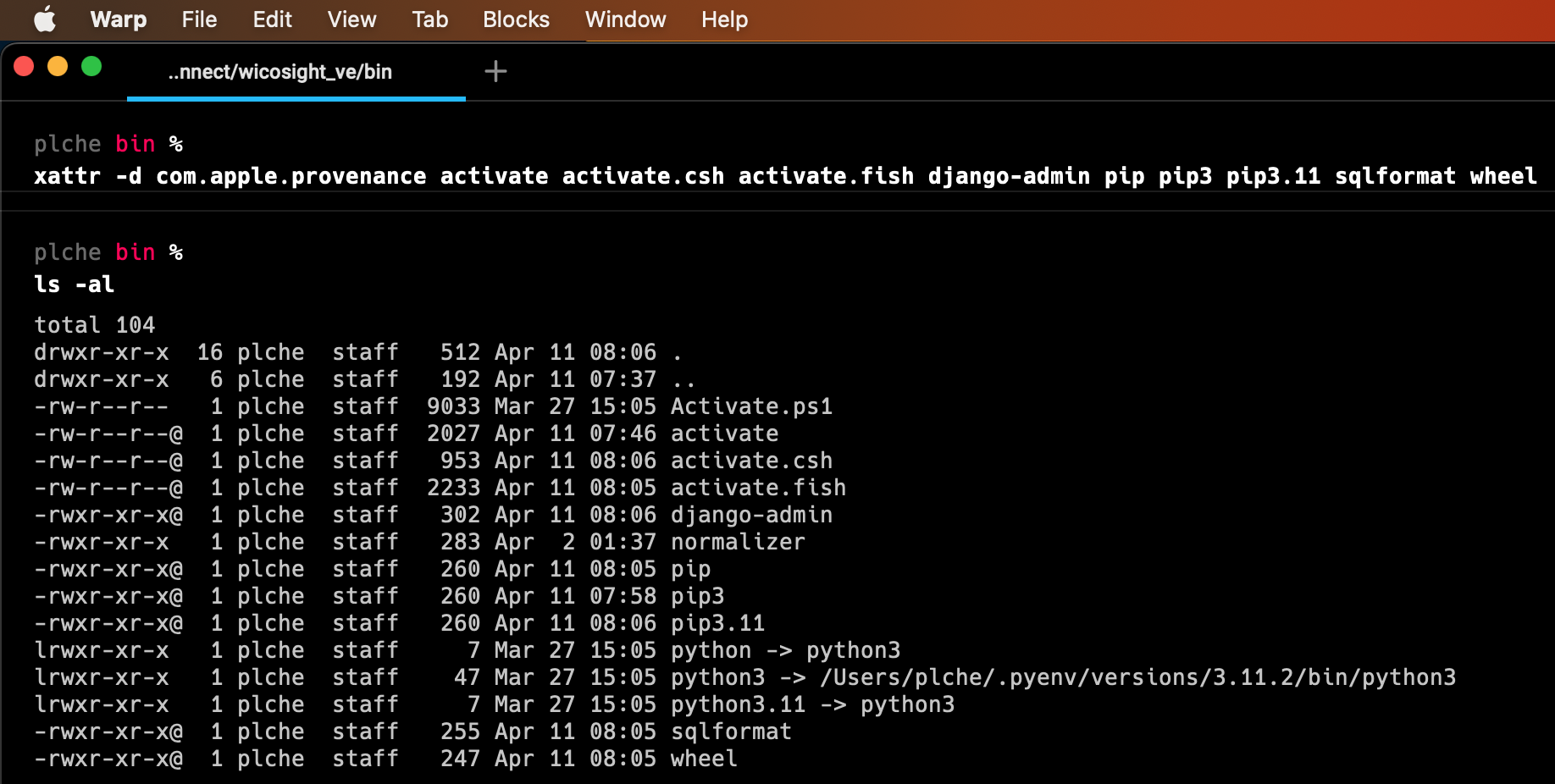 xattr -d -c command arguments not working · Issue #2924 · warpdotdev/Warp · GitHub