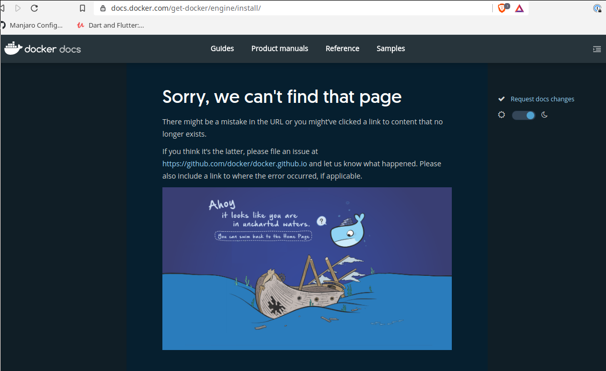 Link Dead - `Docker for Linux` · Issue #10689 · docker/docs · GitHub