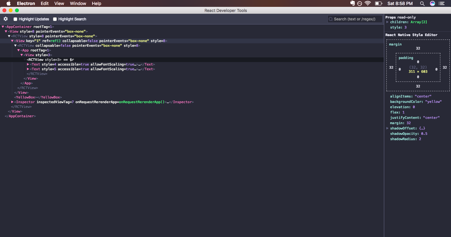Enable object style editing on ReactNativeStyle plugin by ManasJayanth ...