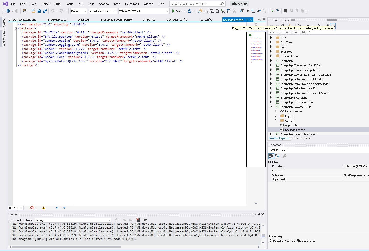 What BruTile version to use? · Issue #147 · SharpMap/SharpMap · GitHub