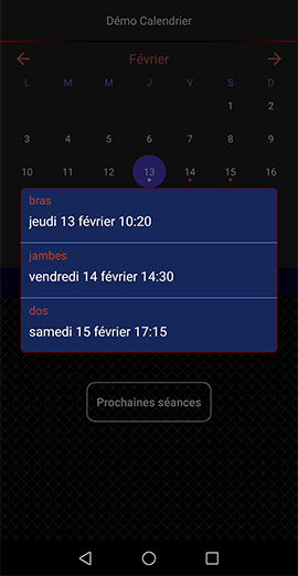 GitHub - fitezbien/Workout_planner: Calendrier de mon application Android " workout planner"
