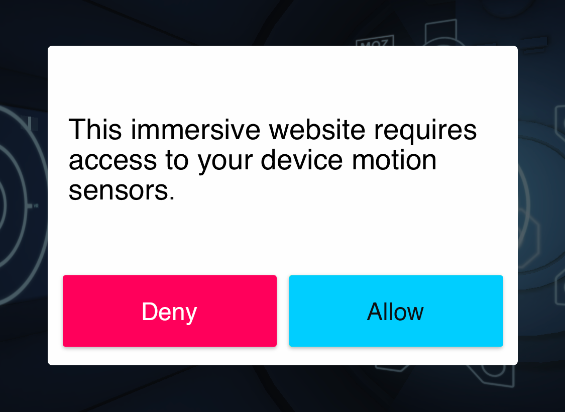 Modal dialog design review · Issue #4359 · aframevr/aframe · GitHub