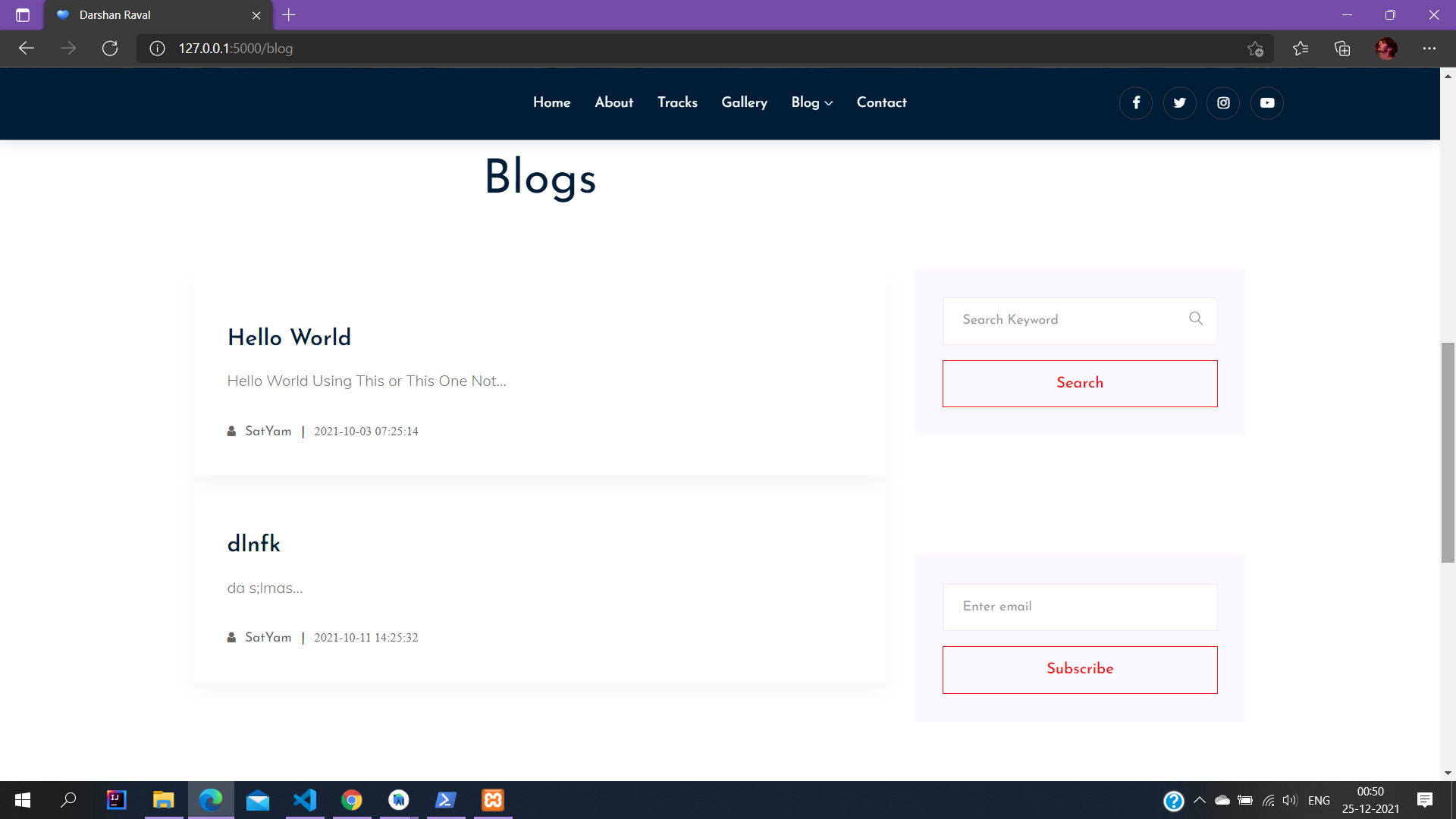 GitHub - VikasDz/Flask-Apps: A Small Project on Flask App *Here We Use ...