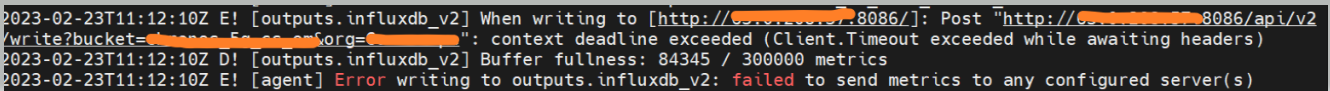 InfluxDB output plugin - recover after Context Deadline · Issue #12685 · influxdata/telegraf ...
