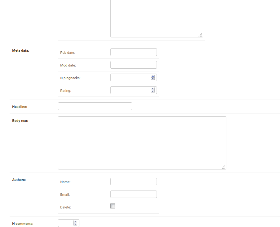 Example Arrayfield Don T Display Neasted Authors In Admin · Issue 391 · Doablewaredjongo