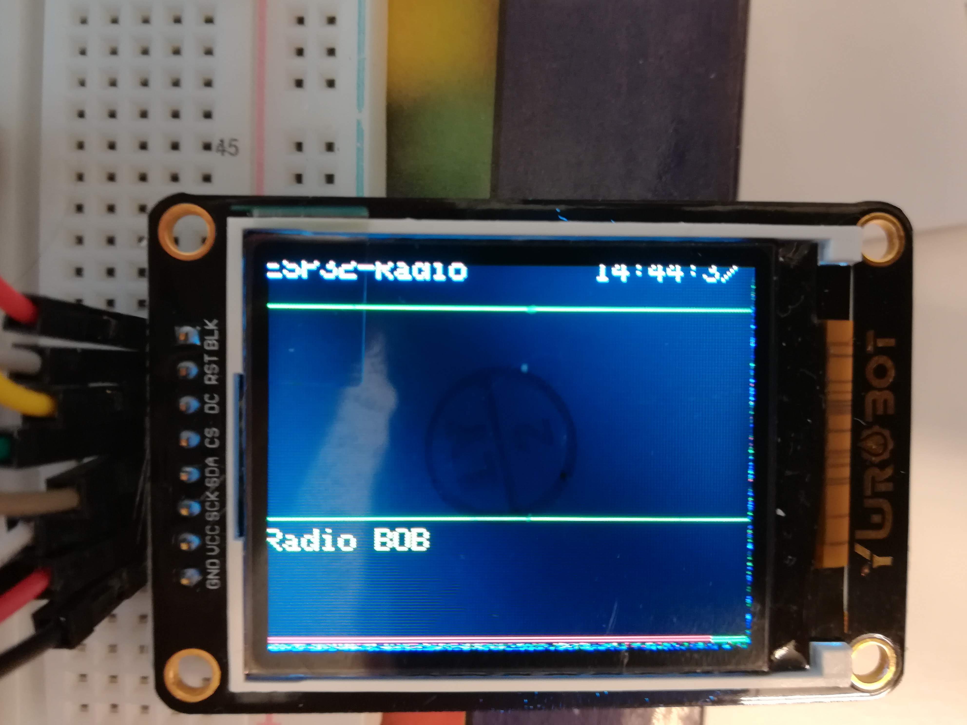 Display glitch - 1.8" 128X160 Display with ST7735S Controller · Issue #163 · Edzelf/ESP32-Radio ...