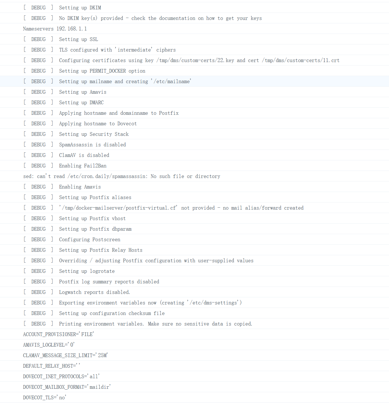 Ssl Cert Unused · Issue 2939 · Docker Mailserverdocker Mailserver