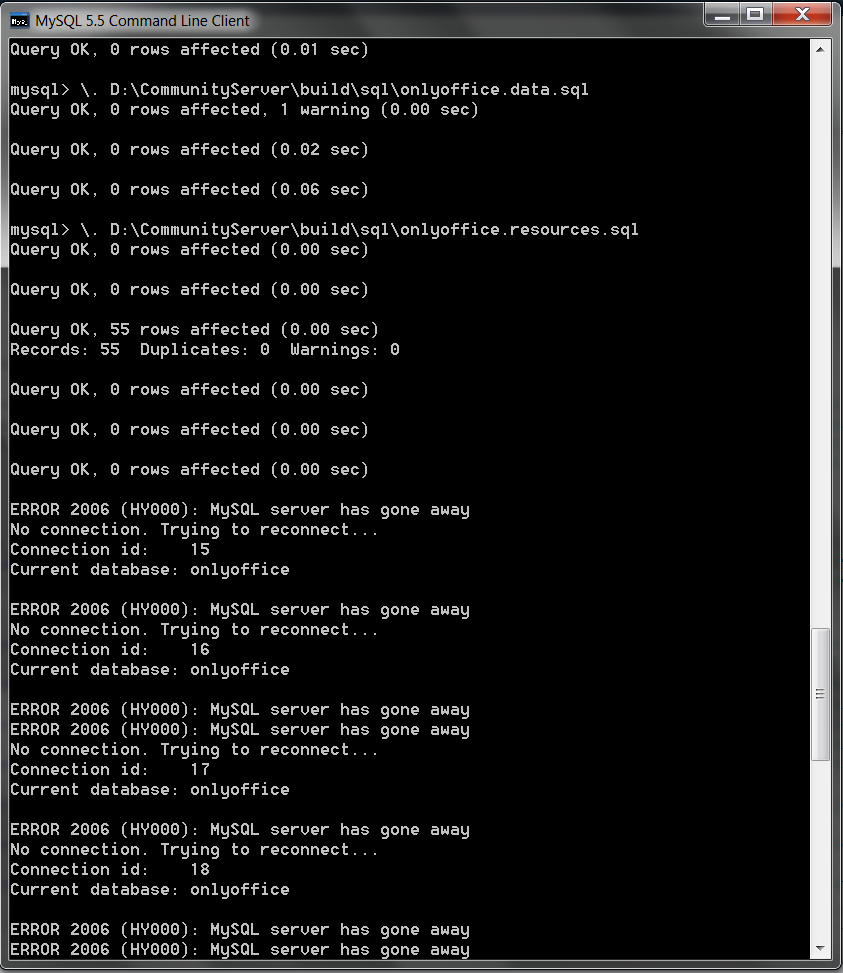 Cannot import resources.sql · Issue #100 · ONLYOFFICE/CommunityServer ...