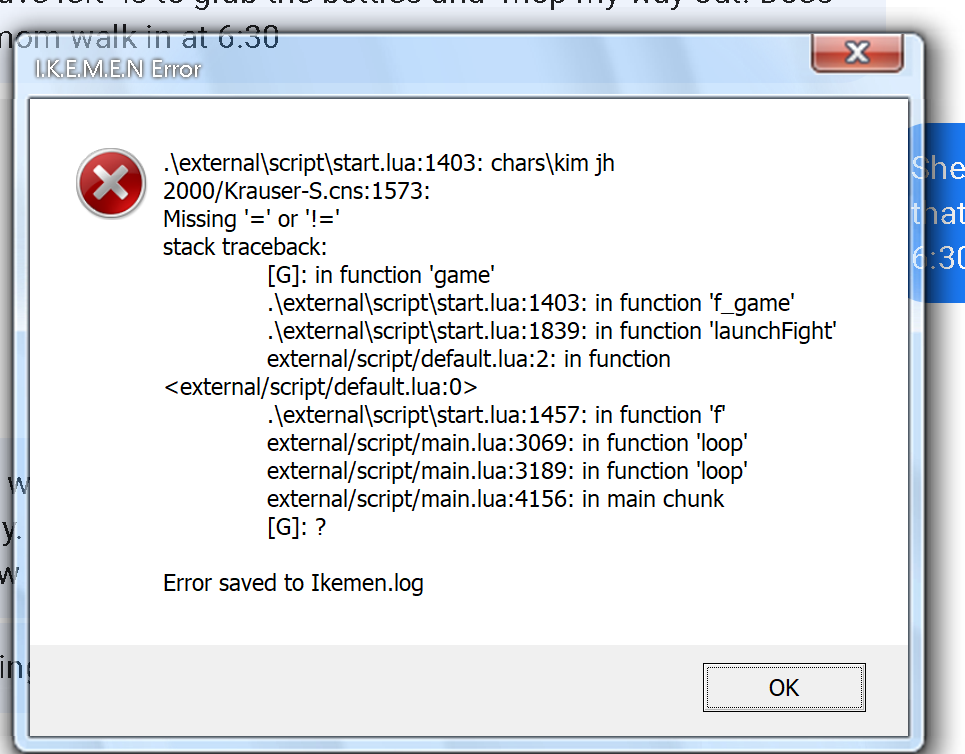 HitDefAttr() crashes IKEMEN · Issue #1004 · ikemen-engine/Ikemen-GO · GitHub