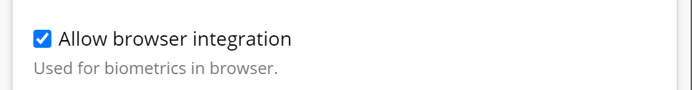 "Browser integration not set up yet" message in browser despite browser integration being setup ...