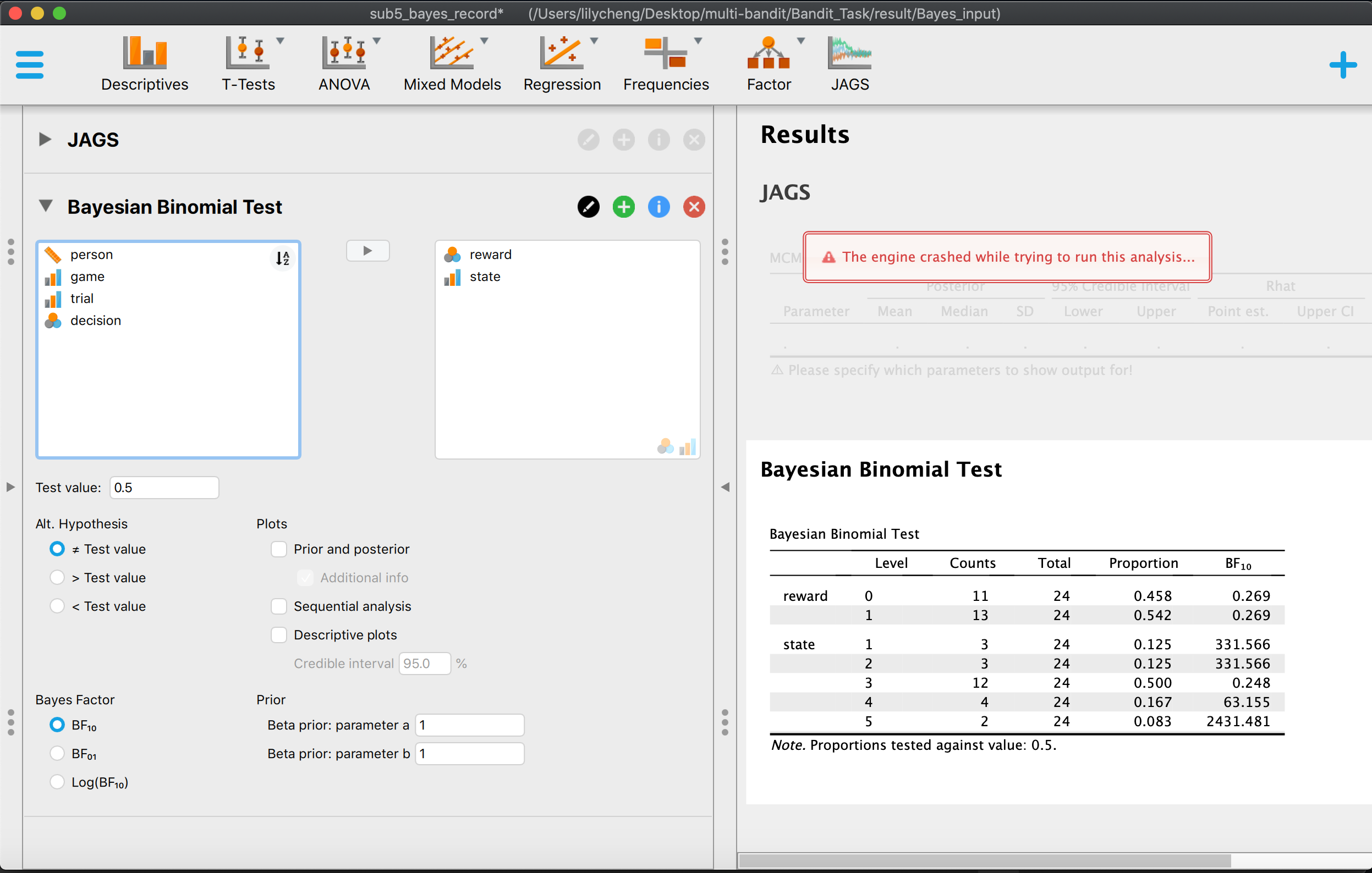 [Bug]: argument 'value' is missing, with no default · Issue #1512 · jasp-stats/jasp-issues · GitHub